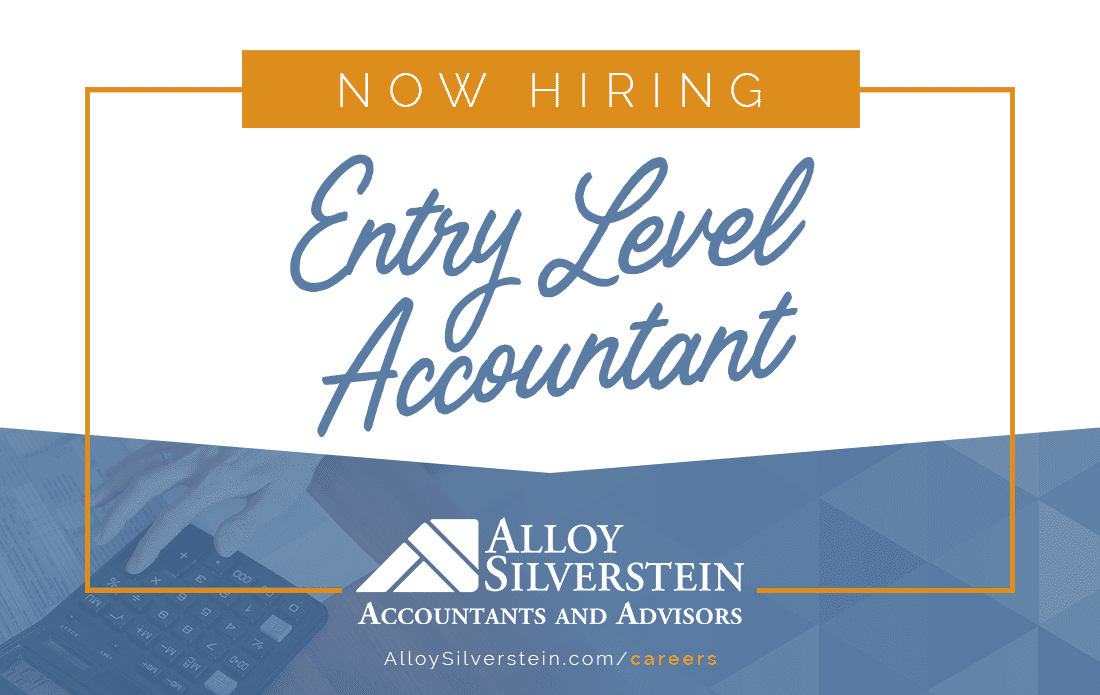 New Grads and Entry Level Accountants at Alloy Silverstein
