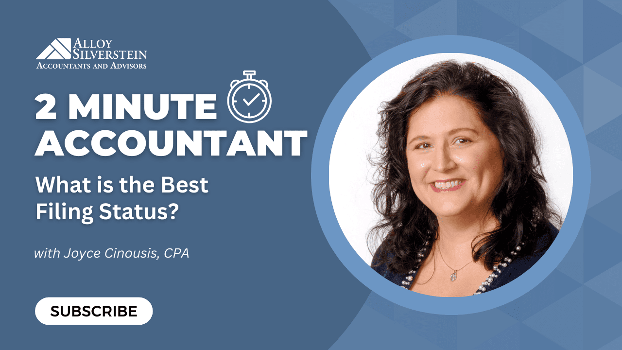 What is the Best Filing Status? (Video) - Alloy Silverstein